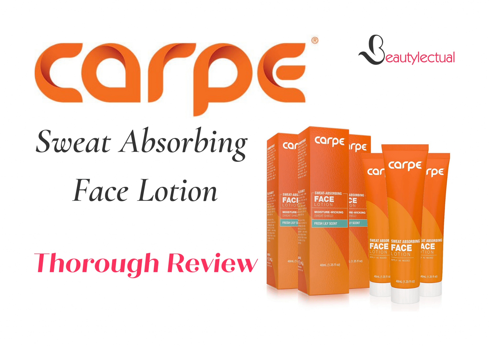 Carpe Sweat Absorbing Face Lotion Reviews | Worth It? - Beautylectual